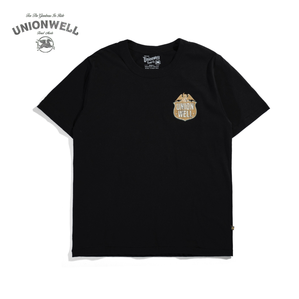 Jual Unionwell T-shirt Union Shield Black | Shopee Indonesia