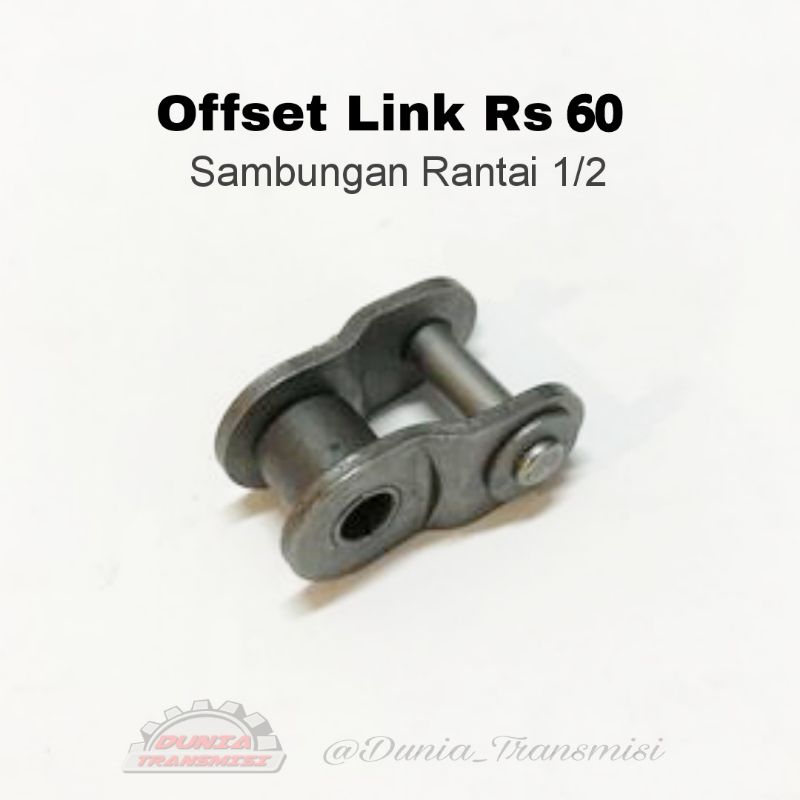 Jual Sambungan Rantai 1/2 Rs 60 Offset Link Rs60 Rs 60 OL Rs60 Rs 60 Separuh OL Rs60 Setengah ...
