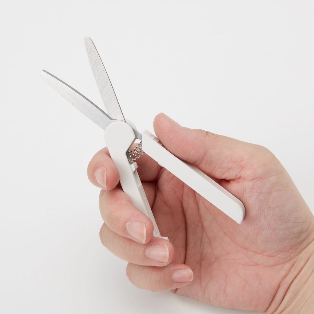 Jual Muji Portable Stick Scissor Gunting Lipat Foldable Slim Scissor ...