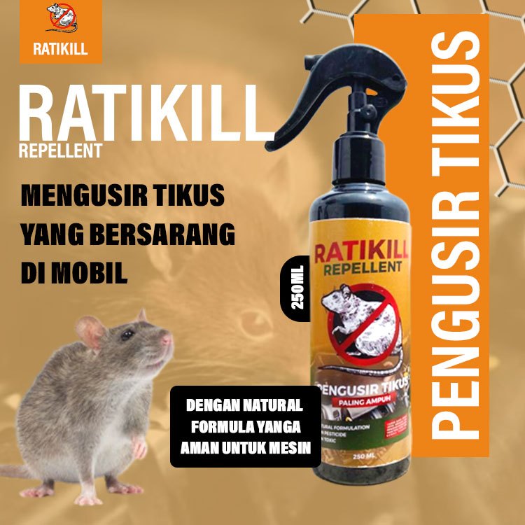 Jual RATIKILL Semprotan Pengusir Tikus Alami Obat Pengusir Anti Tikus ...