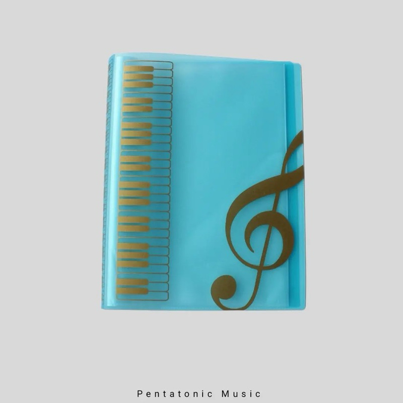 Jual Keyboard Clear Holder Soft Blue Map Partitur Folder Kertas A4 ...