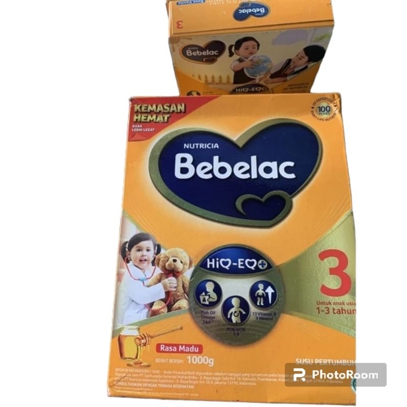 Jual BEBELAC 3 Susu Pertumbuhan Madu/Vanilla 1000G PROMO (Baca ...
