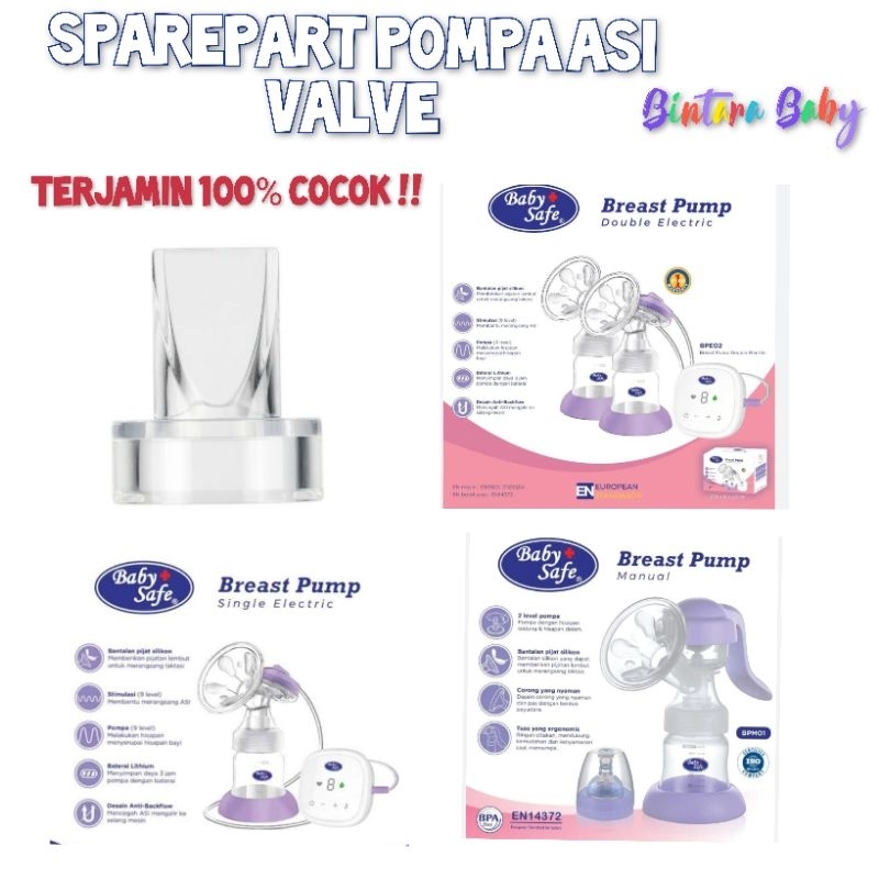 Jual Valve Pompa Asi Baby Safe Elektrik Breast Pump Electric / Valve ...