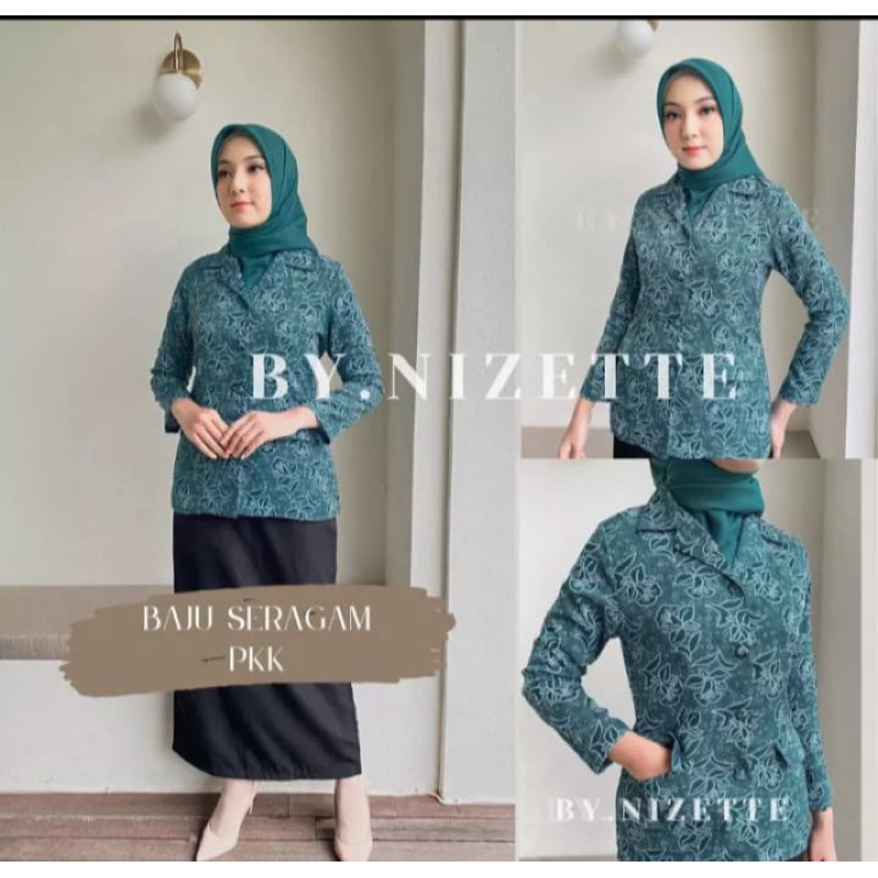 Jual Seragam batik pkk nasional terbaru full furing Seragam batik pkk ...