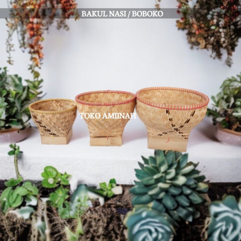 Jual BAKUL NASI BAMBU WAKUL NASI 21CM//27CM//31CM | Shopee Indonesia
