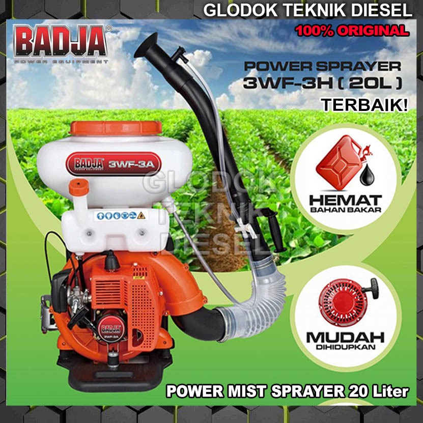 Jual Badja Power Mist Sprayer Machine Mesin Semprot Hama Embun 20 Liter ...