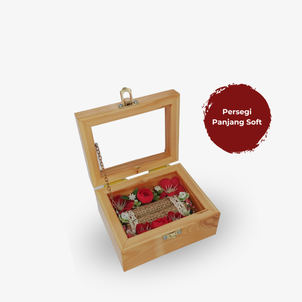 Jual Kotak Tempat Cincin Nikah Kawin Lamaran Ring Box Kayu Rustic ...