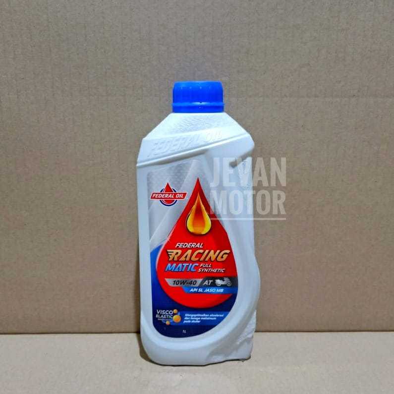 Jual 1000% ASLI OLI FEDERAL RACING MATIC 1L SAE 10W-40 / OLI MOTOR ...