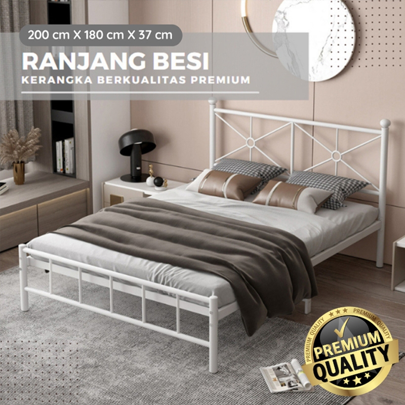 Jual Tempat Tidur Dipan Zinus Yelena / Design Klasik / Besi / DIY / Bed ...