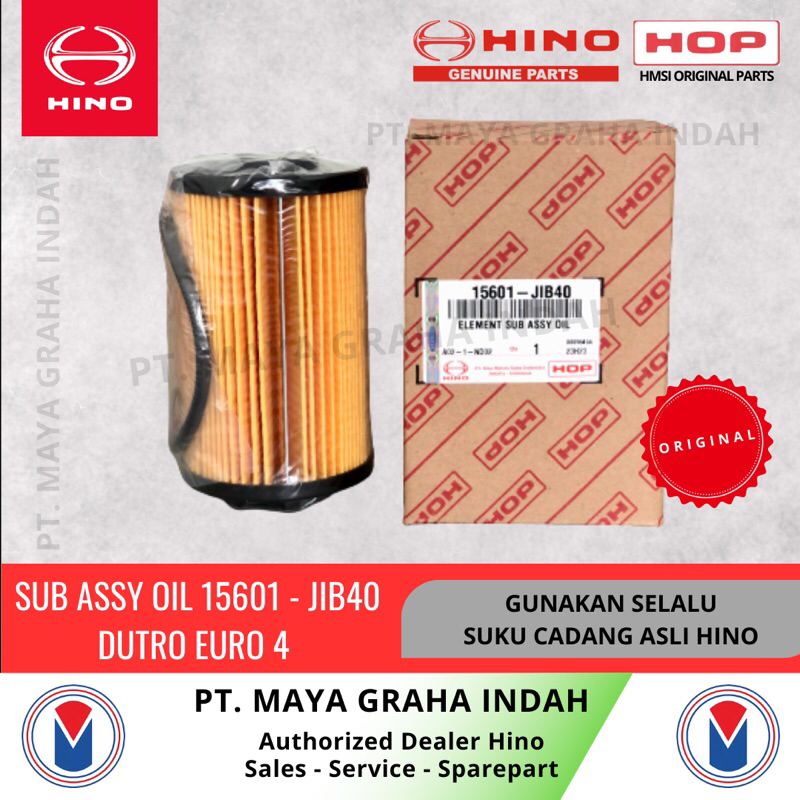 Jual Element Sub Assy Oil 15601 - JIB40 DUTRO EURO 4 Original | Shopee ...