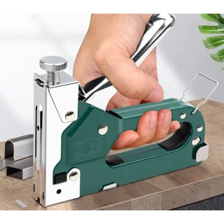 Jual ples Tembak Staples Gun Tembak Kayu Pintu Gun Tracker Isi Stapless ...