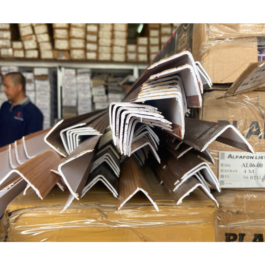 Jual Lis Siku WPC Wood Panel – Panjang 2.9m | Tebal 24mm | Finishing ...