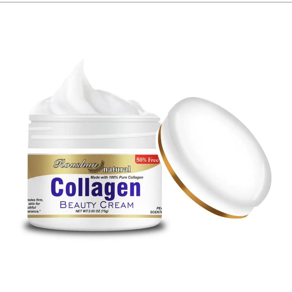 Jual ROUSHUN NATURAL Krim Kolagen Anti-Penuaan Mencerahkan Wajah 80g ...