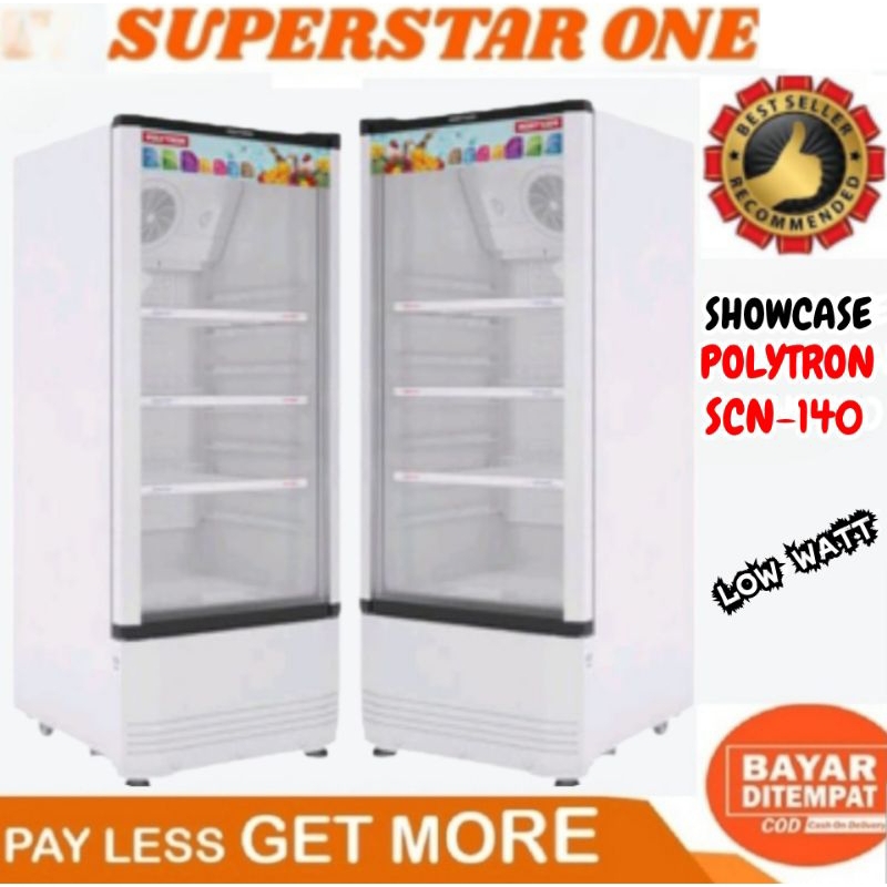 Jual Showcase Polytron SCN-140/SCN 140 Lemari pendingin minuman 3 Rak ...
