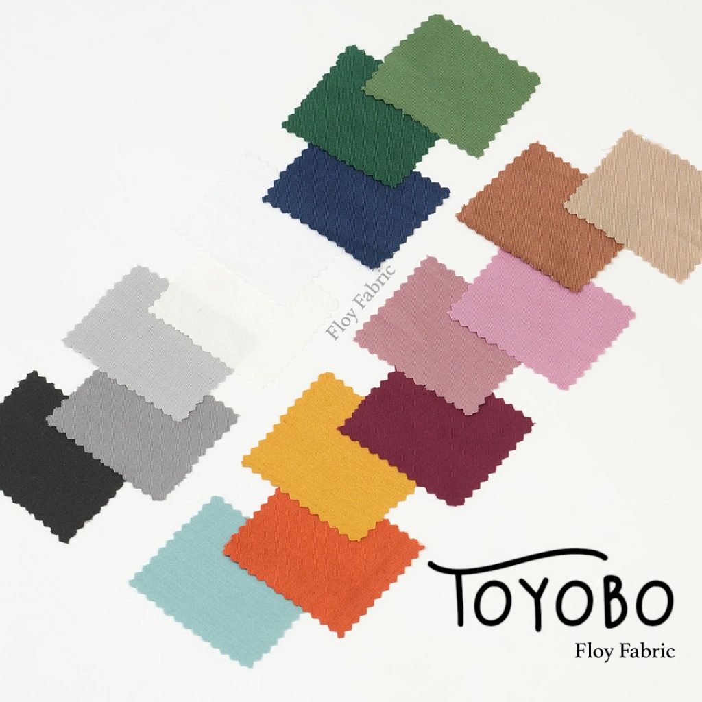 Jual Floy fabric TOYOBO FODU PER 0,5 METERAN kain eceran bahan baju ...