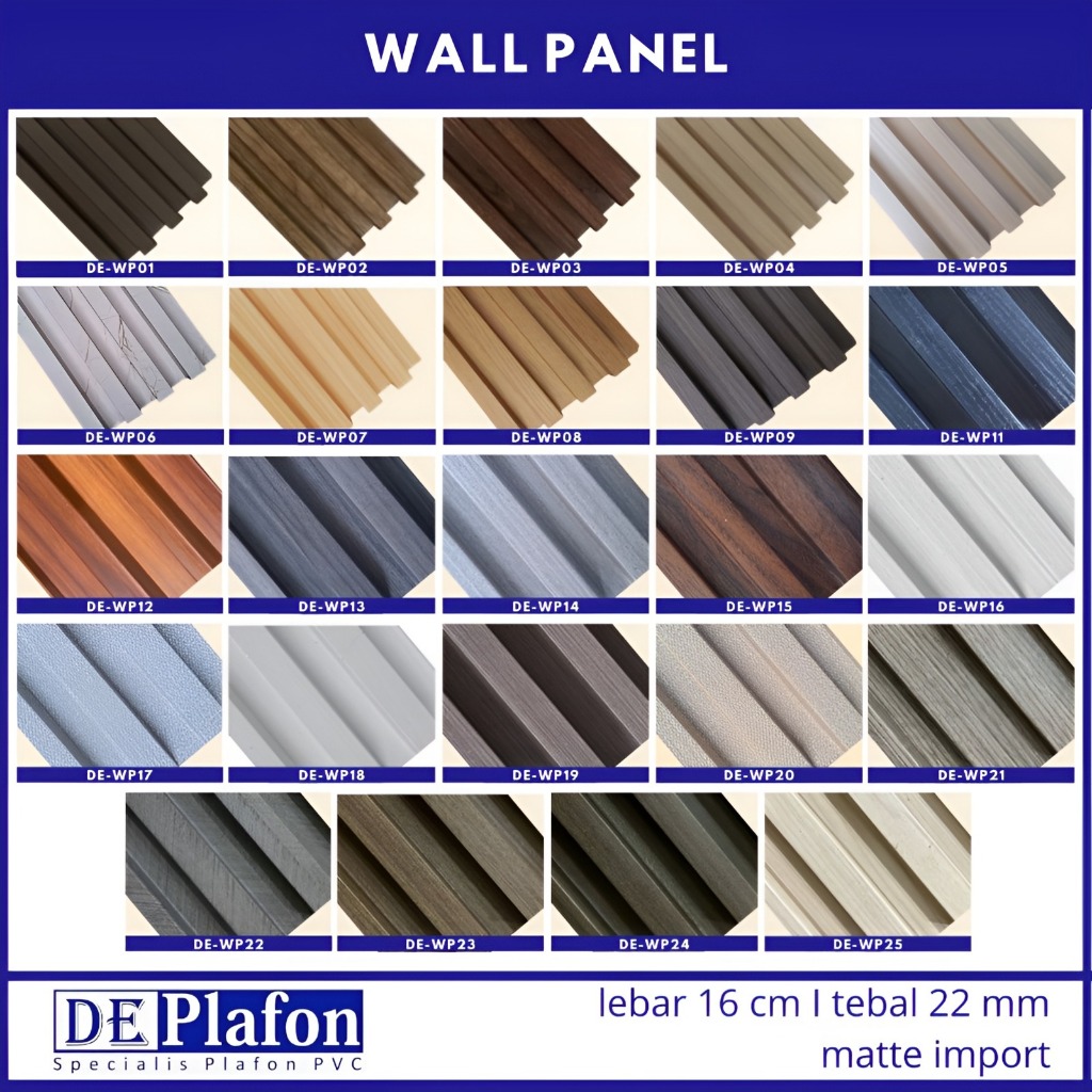 Jual De Plafon - Wall Panel WPC | 3D Wood Panel WPC | Shopee Indonesia