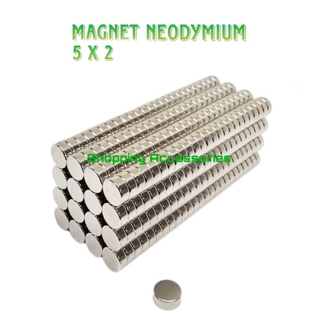 Jual Magnet Neodymium Coin Bulat 5x2mm | Shopee Indonesia