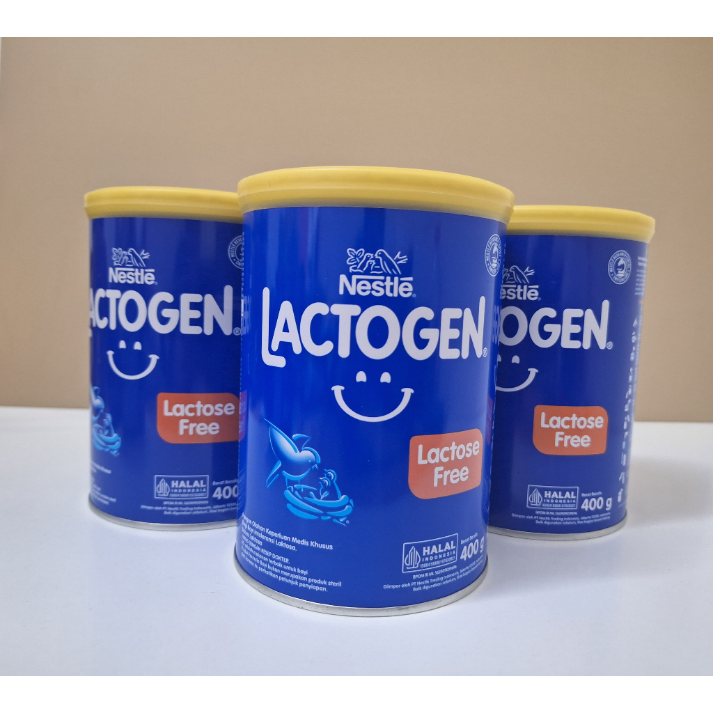 Jual LACTOGEN LACTOSE FREE 400GR (FREE BUBLE+PACK) | Shopee Indonesia