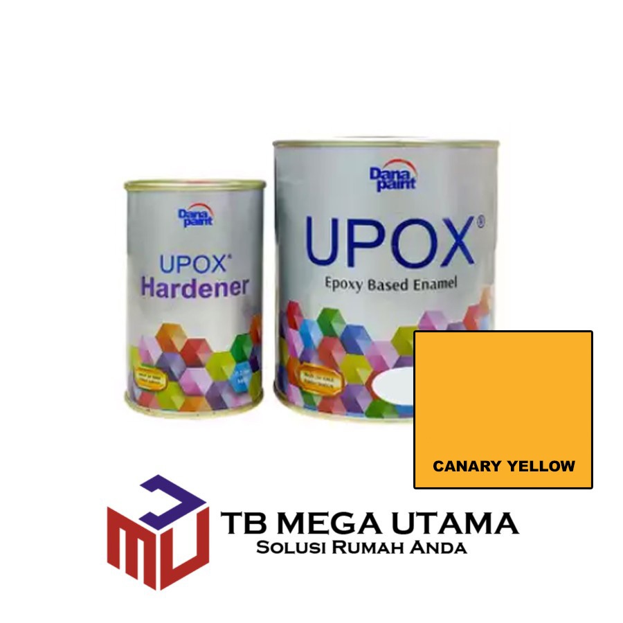 Jual Upox Danapaint Canary Yellow 1 Liter | Cat Epoxy 2 Komponen ...