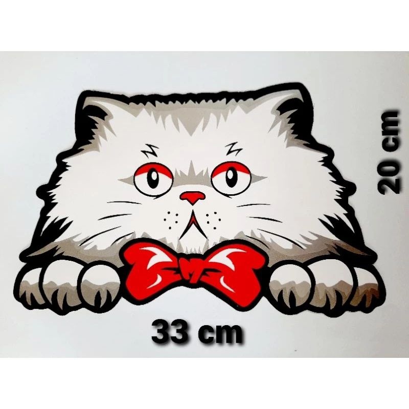 Jual STIKER KUCING ANTI AIR DAN MATAHARI BAHAN QUANTAC | Shopee Indonesia