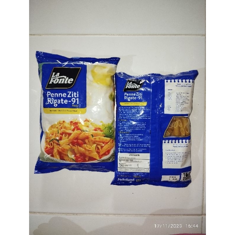 Jual La fonte Penne Ziti Rigate 91 | Shopee Indonesia