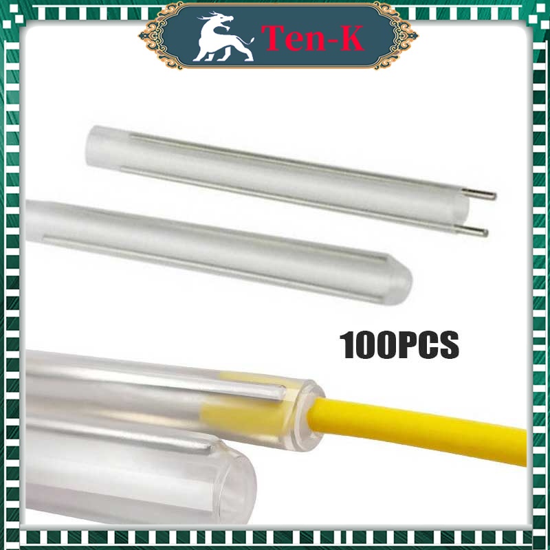 Jual 100pcs Ftth Fiber Optik Splicing Protection Sleeve 2 Kawat ...