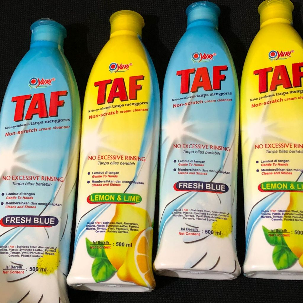Jual YURI TAF TAFF Krim Pembersih Serbaguna Antibacterial Botol 500 ml ...