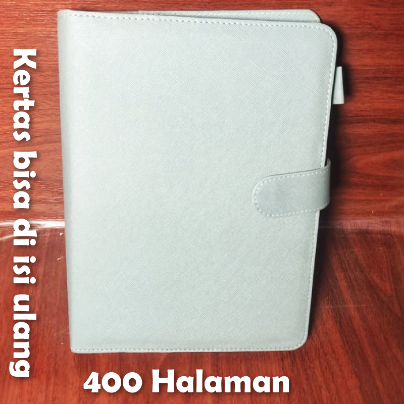 Jual Buku Catatan Jurnal aesthetic A5 Super Tebal Diary 360 Halaman Cover Kulit Binder Anti Air ...