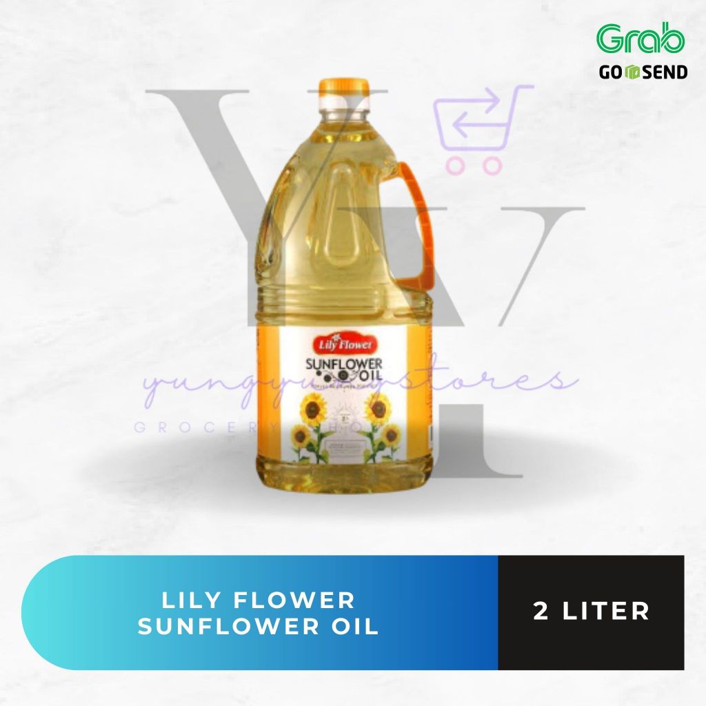 Jual Minyak Sun Flower Oil / Biji Bunga Matahari Lily Flower 2 Liter ...