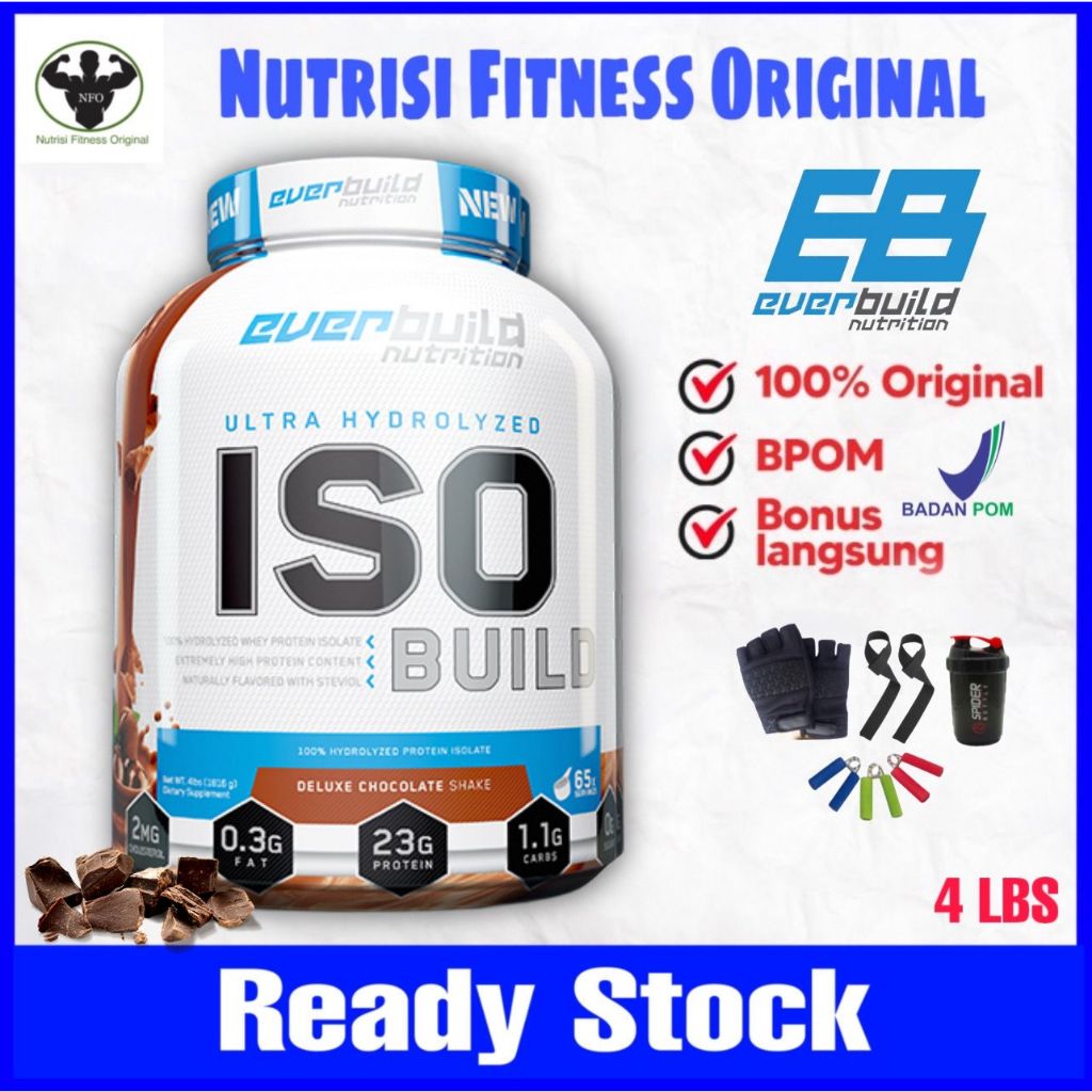 Jual Everbuild ISO BUILD 100% Hydrolyzed Protein Isolate 5 Lbs BPOM ...
