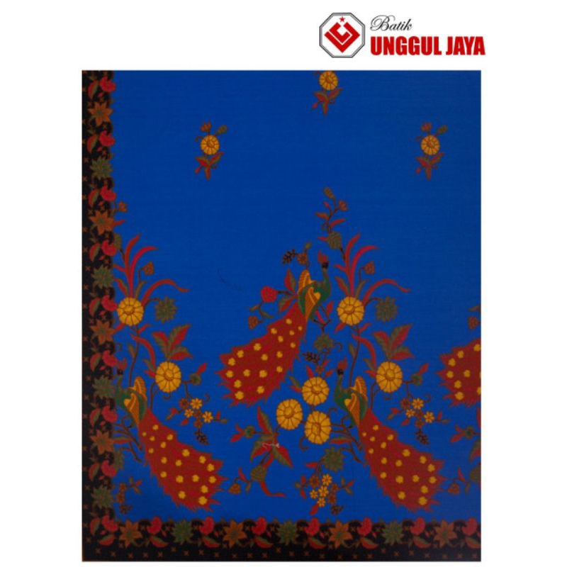 Jual KAIN BATIK WARNA BIRU NAVY BIREL CIBULAN HITAM MANIS UNGGUL JAYA ...