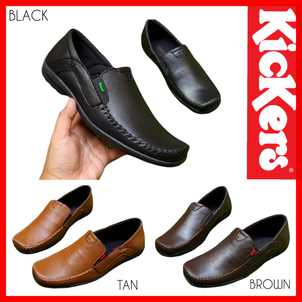 Jual SEPATU PANTOFEL PRIA KICKERS KULIT ASLI / SEPATU KERJA KANTOR ...