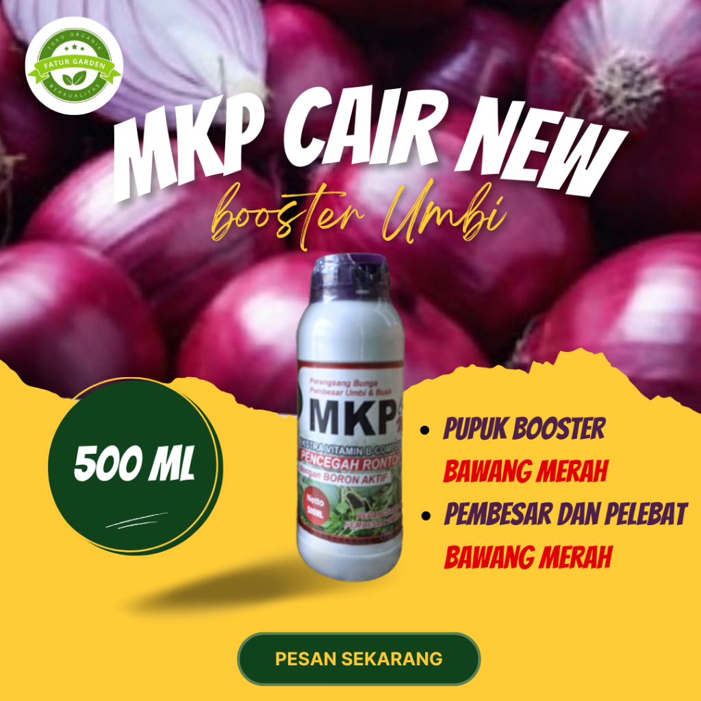 Jual Pupuk Organik Booster Bawang Merah Yang Bagus - MKP CAIR NEW 500 ml | Shopee Indonesia