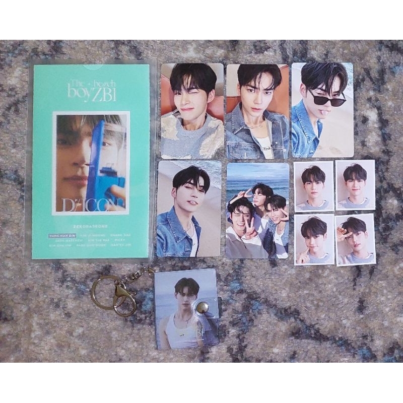 Jual Official Hanbin Dicon Photocard Poster Keyring Double Side Profile ...