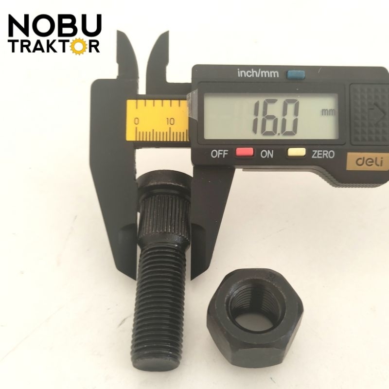 Jual HUB BOLT BAUT RODA + MUR BELAKANG FORKLIFT KOMATSU FD20-12//14/15 ...