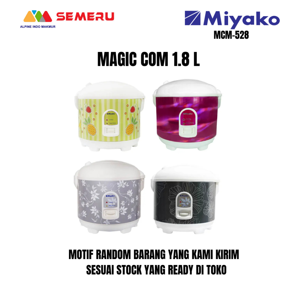 Jual MIYAKO MAGIC COM MCM-528 1.8 LITER | Shopee Indonesia
