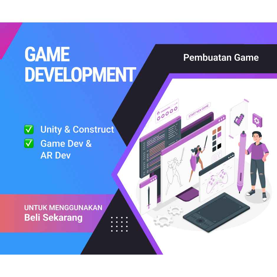 Jual Game Development Unity/Construct/AR | Shopee Indonesia