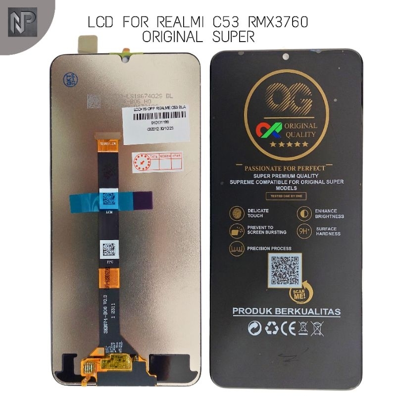 Jual LCD TOUCHSCREEN / LAYAR REALMI C53 RMX3760 COMPLETE ORIGINAL SUPER ...
