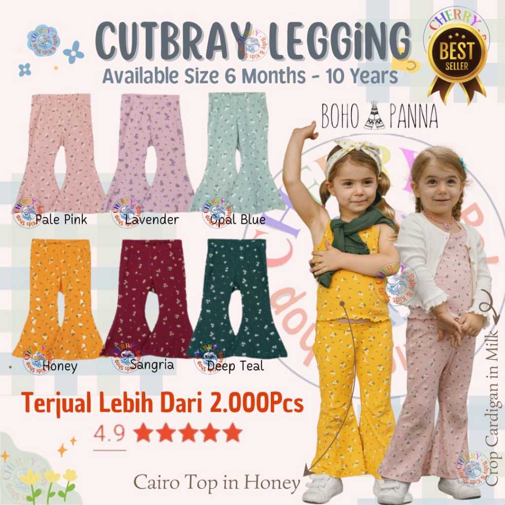 Jual Bohopanna Cutbray Motif 6 Bulan - 10 Tahun Legging / Celana ...