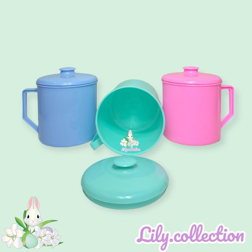 Jual LILYCOLLECTION Cangkir plastik jumbo 1 liter / Mug plastik jumbo 1 ...