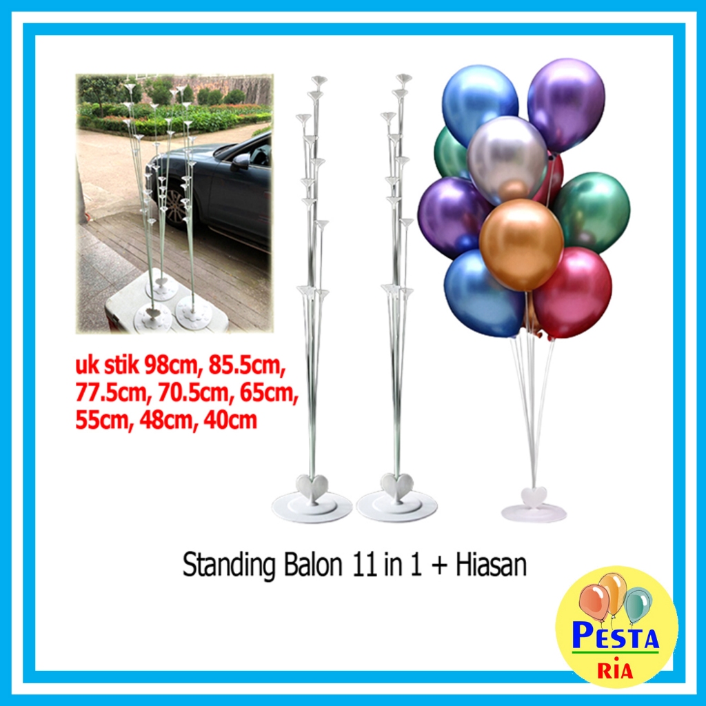 Jual Murah!! Standing Balon 12 in 1 + Hiasan, dekorasi balon, stand ...