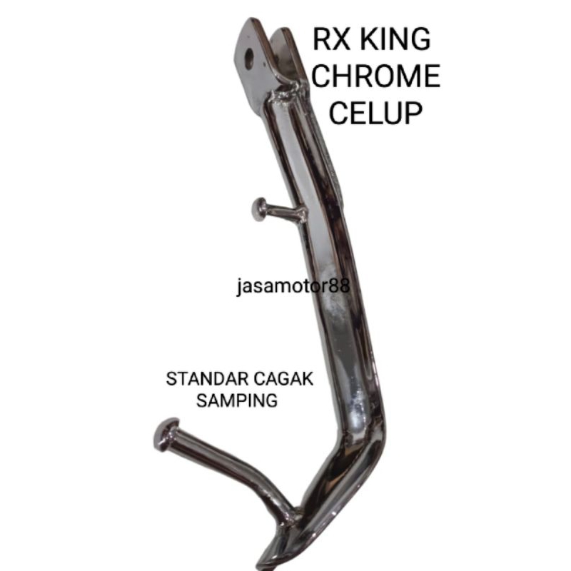 Jual STANDAR CAGAK SAMPING RX KING CHROME CELUP | Shopee Indonesia