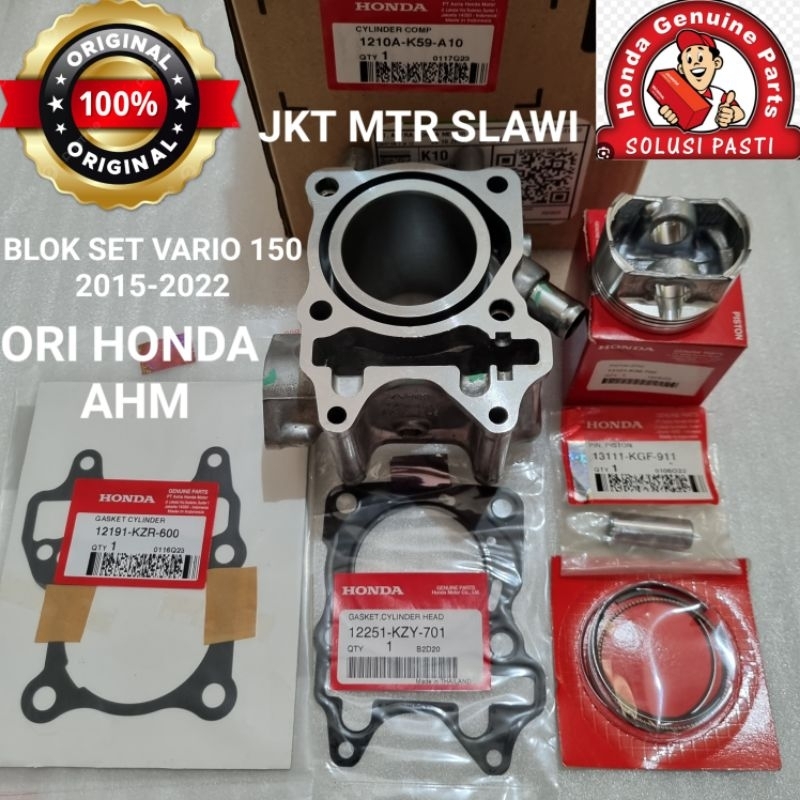 Jual 1210A-K59-A10 blok seher cylinder comp block vario 150, pcx 150 ...