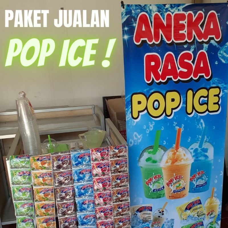 Jual PAKET JUALAN POP ICE DENGAN MEJA PORTABLE | PAKET USAHA POP ICE ...