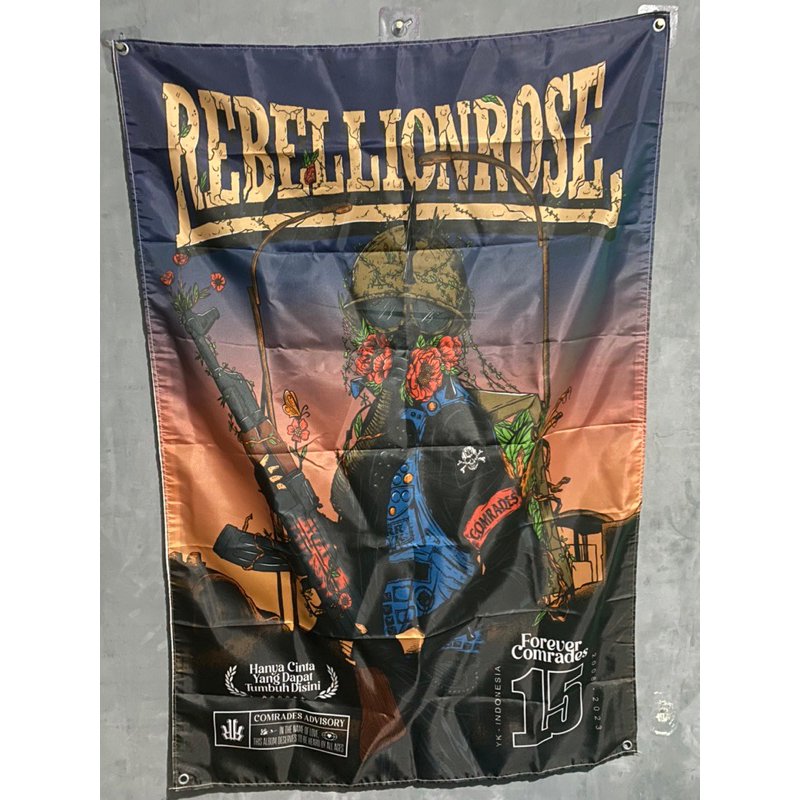 Jual Flag/poster kain Band Rebellionrose | Shopee Indonesia