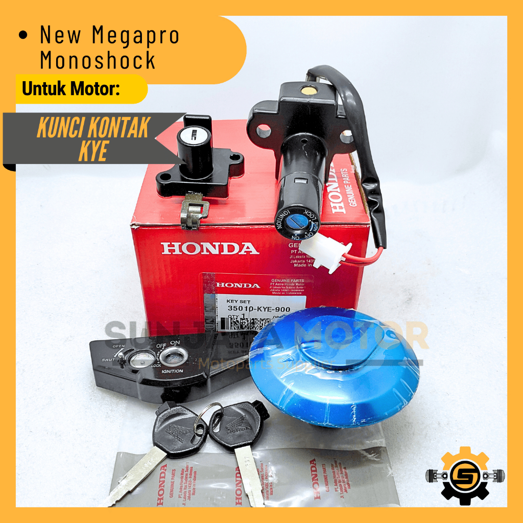 Jual Kunci Kontak Set KYE Keyset Konci Kontak Original Honda New ...
