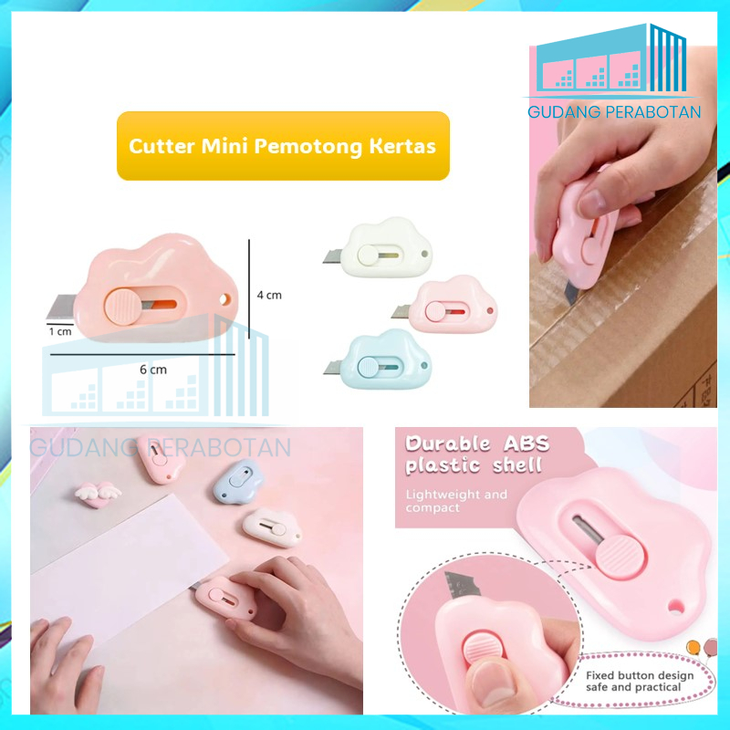 Jual GP PAKET 5PCS SERBAGROSIRMURAH CUTTER MINI PISAU KECIL SILET ...