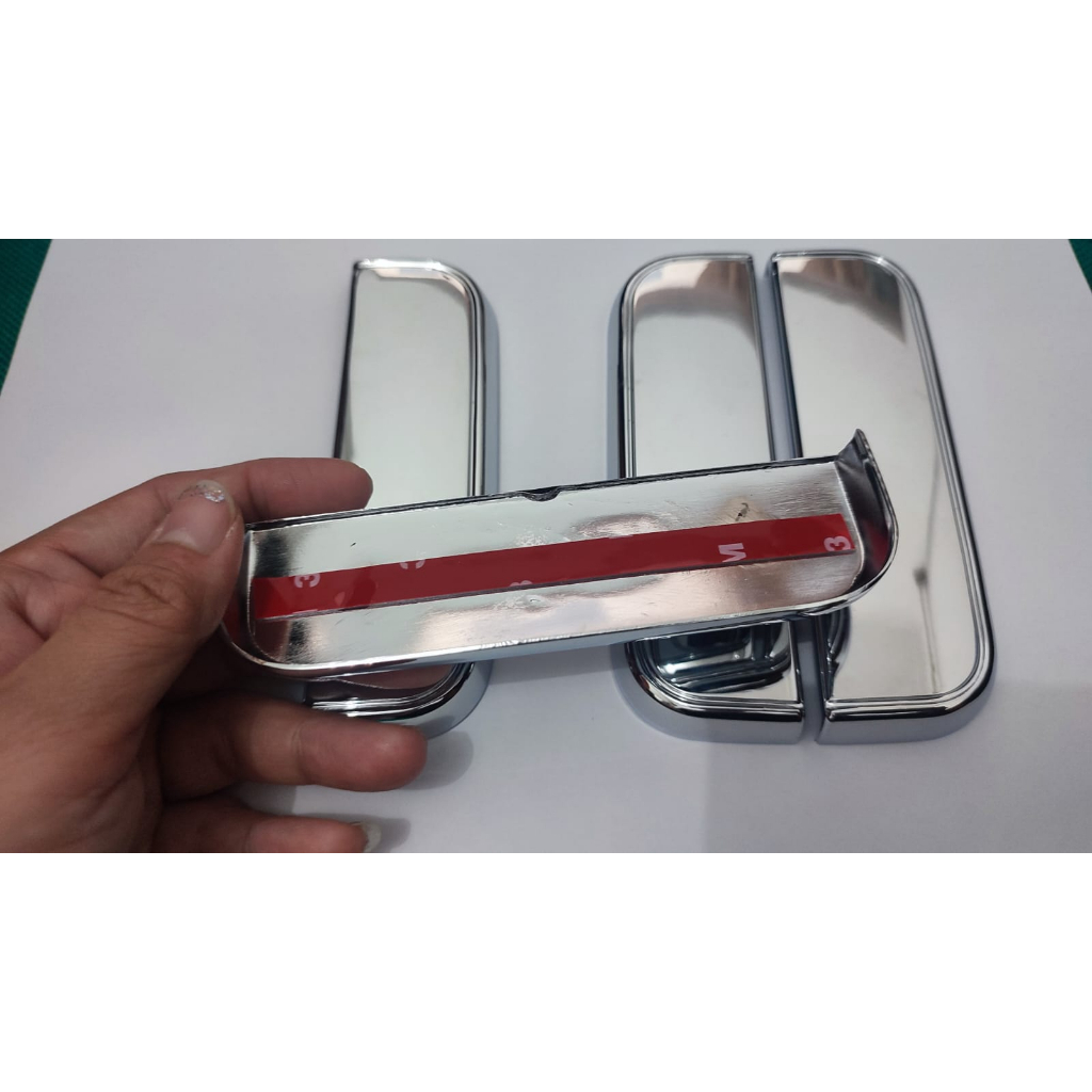 Jual Cover handle mobil avanza xenia old vvt / agya ayla chrome - Hitam ...