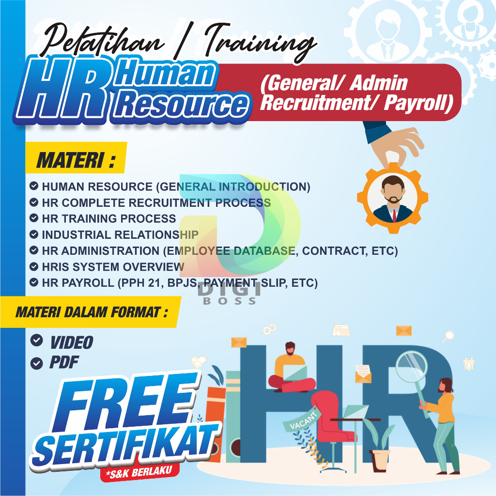 Jual Pelatihan Human Resource GRATIS SERTIFIKAT | Shopee Indonesia