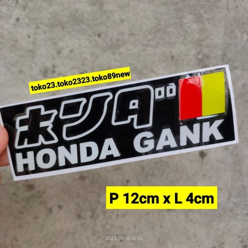 Jual stiker cutting motor honda gank stiker racing | Shopee Indonesia